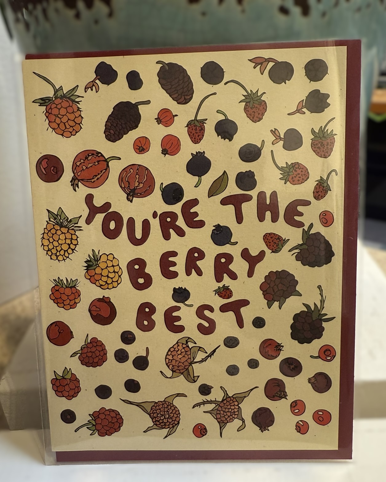 Wild Life Illustration Card - Berry Best | Red Deer Museum + Art Gallery