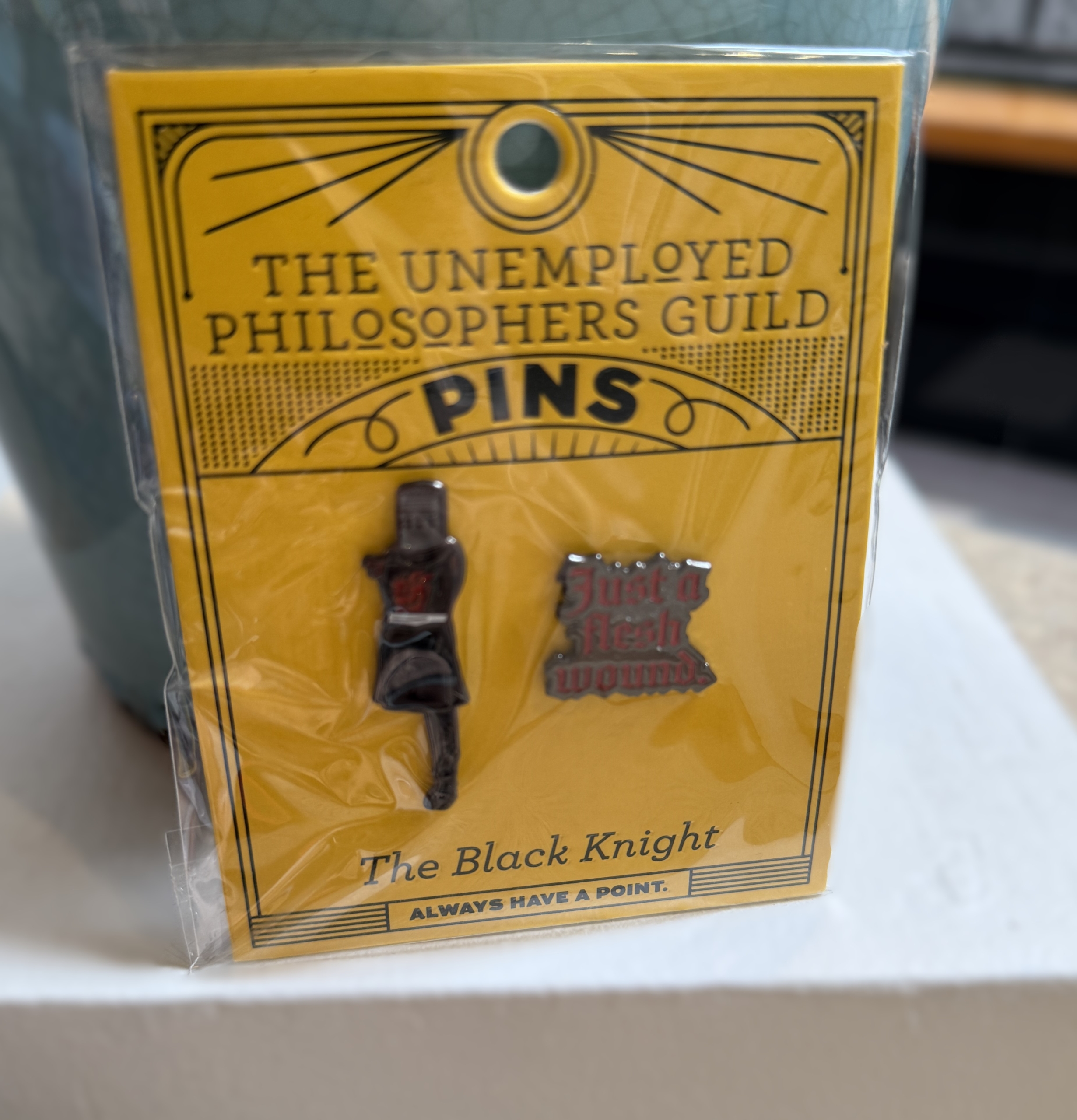 Monty Python Black Knight Enamel Pin Set | Red Deer Museum + Art Gallery